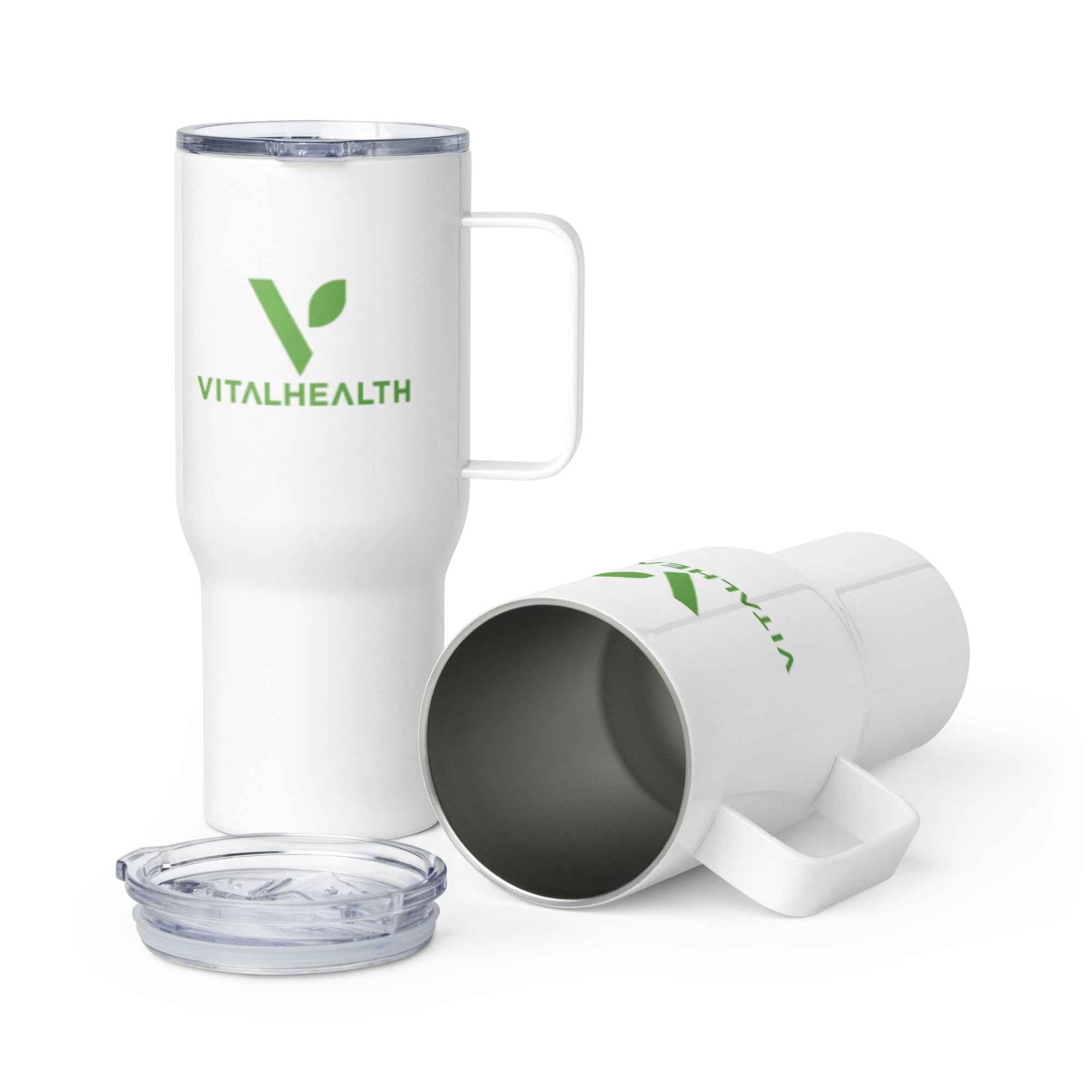 Travel mug with a handle – Vital Health Global